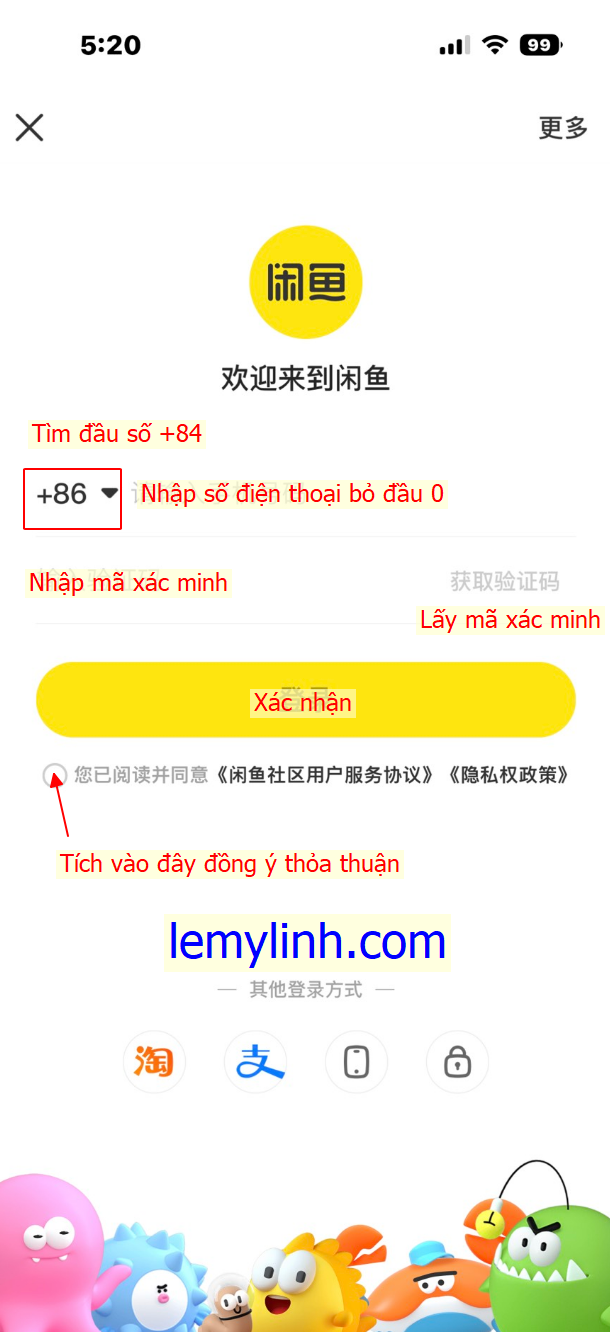 App Xianyu là gì? Hướng dẫn đăng ký và xác minh Xianyu - LÊ MỸ LINH